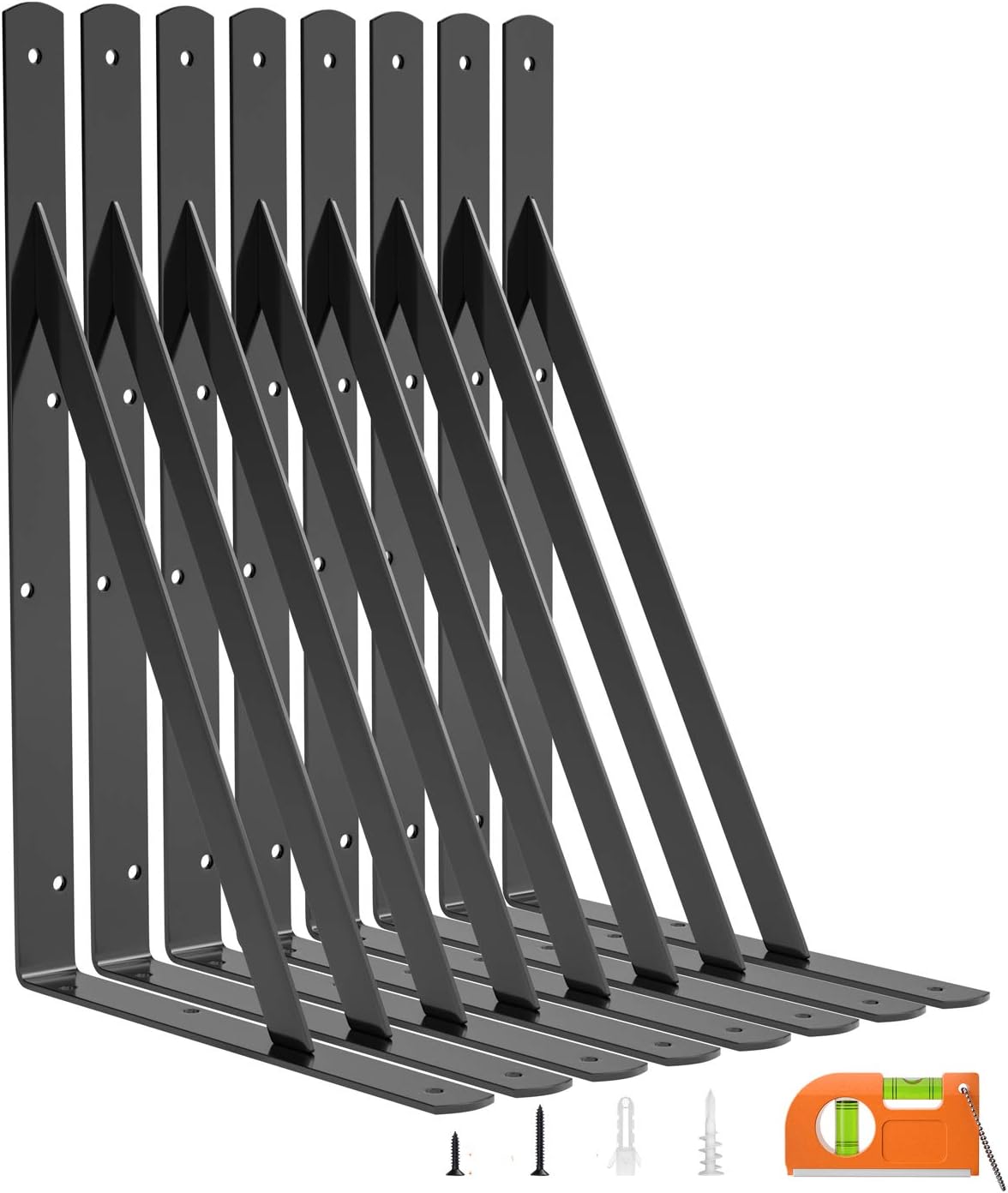 Amazon.com: STARVAST 2 Pack Heavy Duty Shelf Brackets 15.7 x 9.8 inch ...