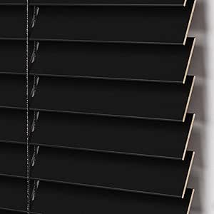 Amazon.com: Wooden Windows Blinds 30" 35" 40" Faux Wood Blinds 2 Inch Cordless Horizontal ...