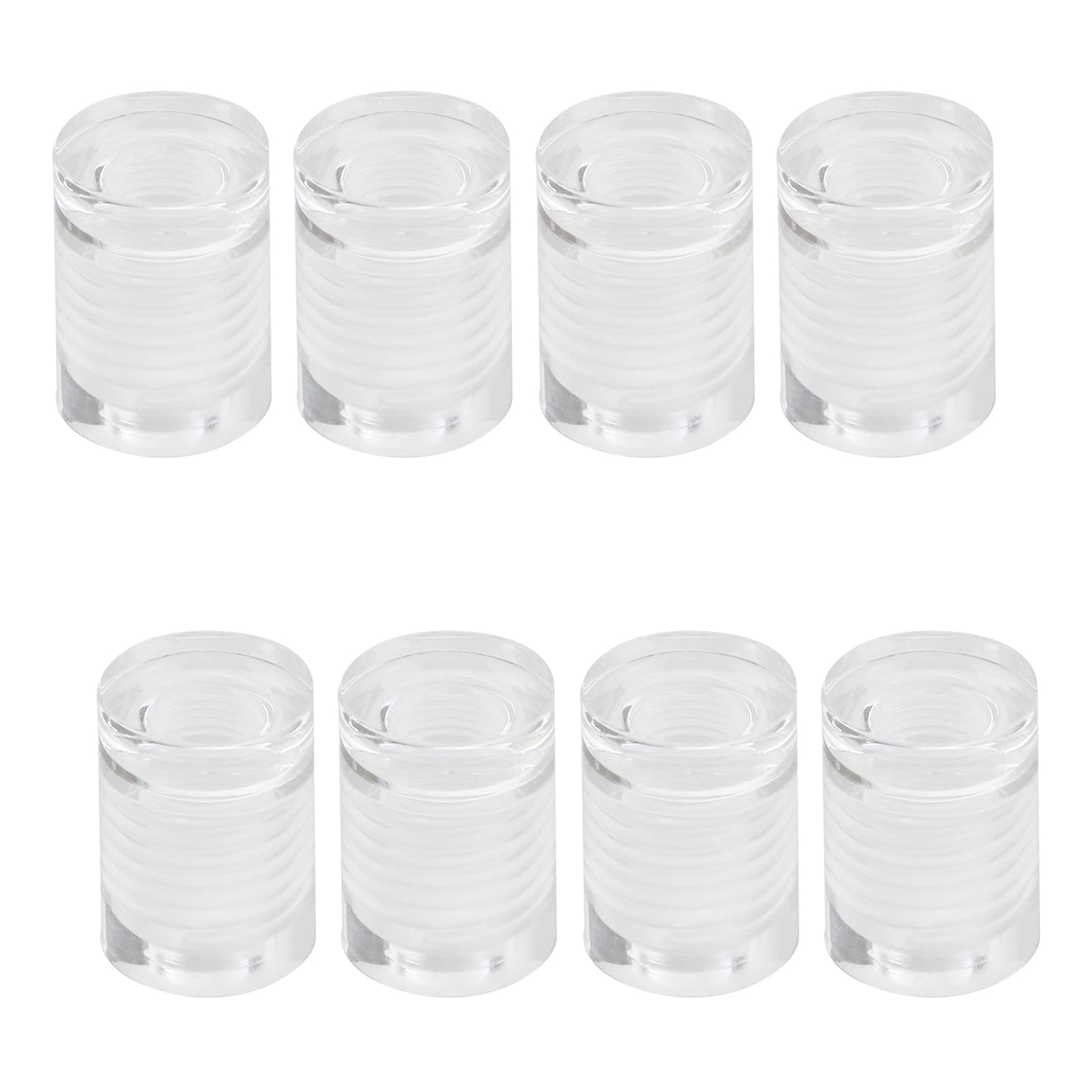 Snapklik.com : 8Pcs Clear Standoffs, 1/2" X 1/2" Acrylic Standoff ...