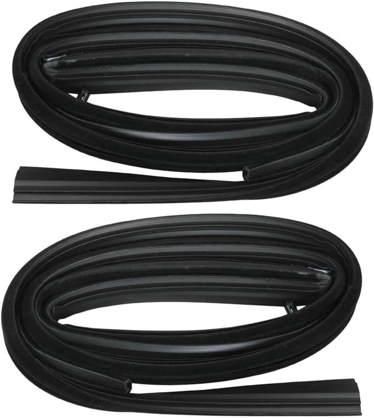 Amazon.com: Front Door Glass Run Channel Weatherstrip Seals Pair for ...