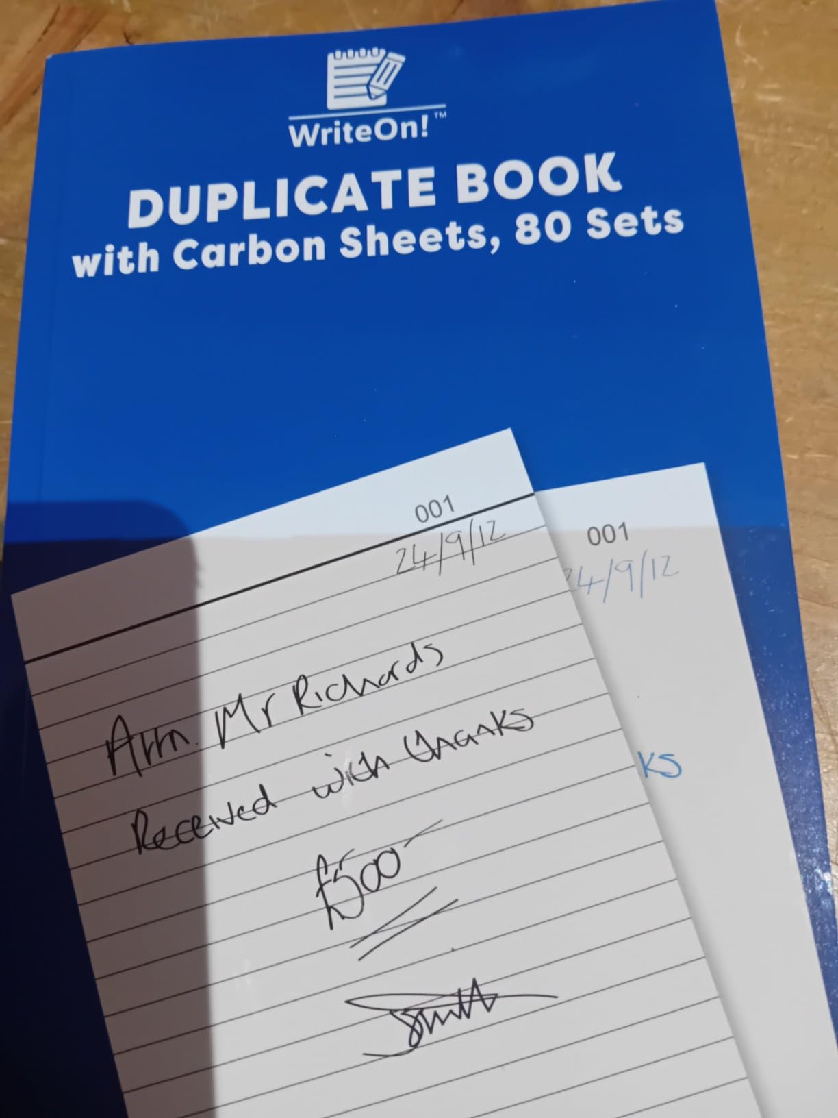 A5 Duplicate Book with Carbon Sheet - 1-80 Page Full-Size : Amazon.co ...