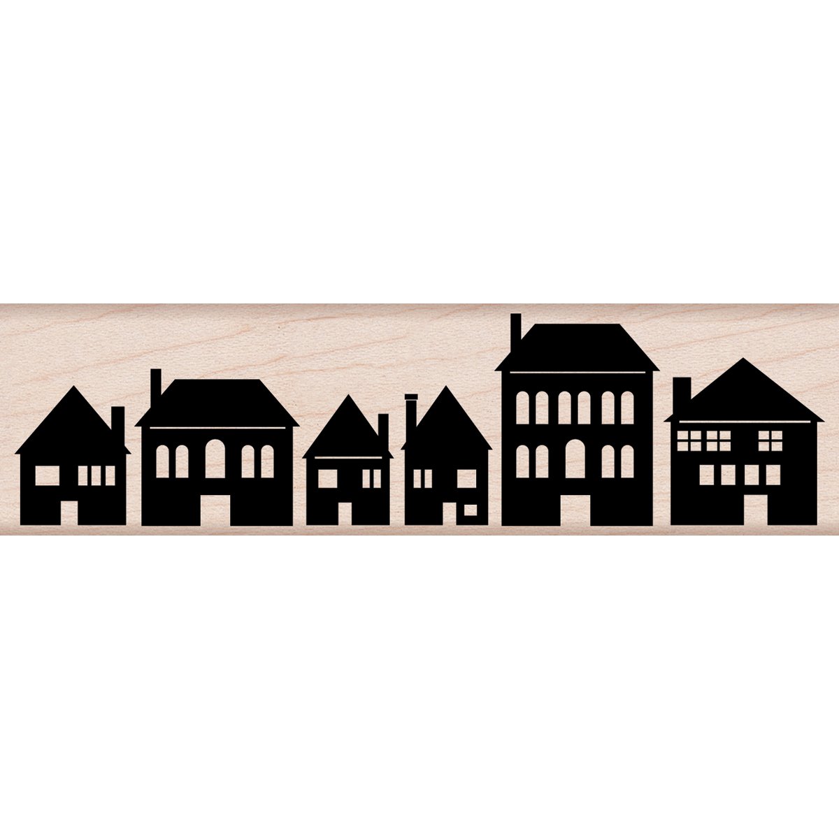 Amazon.com: Row of Houses - Rubber Stamps : Arts, Crafts & Sewing
