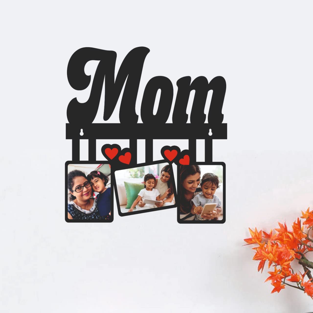 GIFT JAIPUR MOM Personalised Wooden Wall Photo Frame 10 X 9 in ...