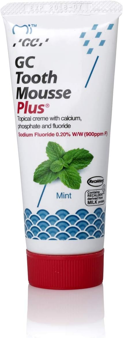 GC Tooth Mousse Plus Mint with Extra Milk Protein : Amazon.co.uk ...