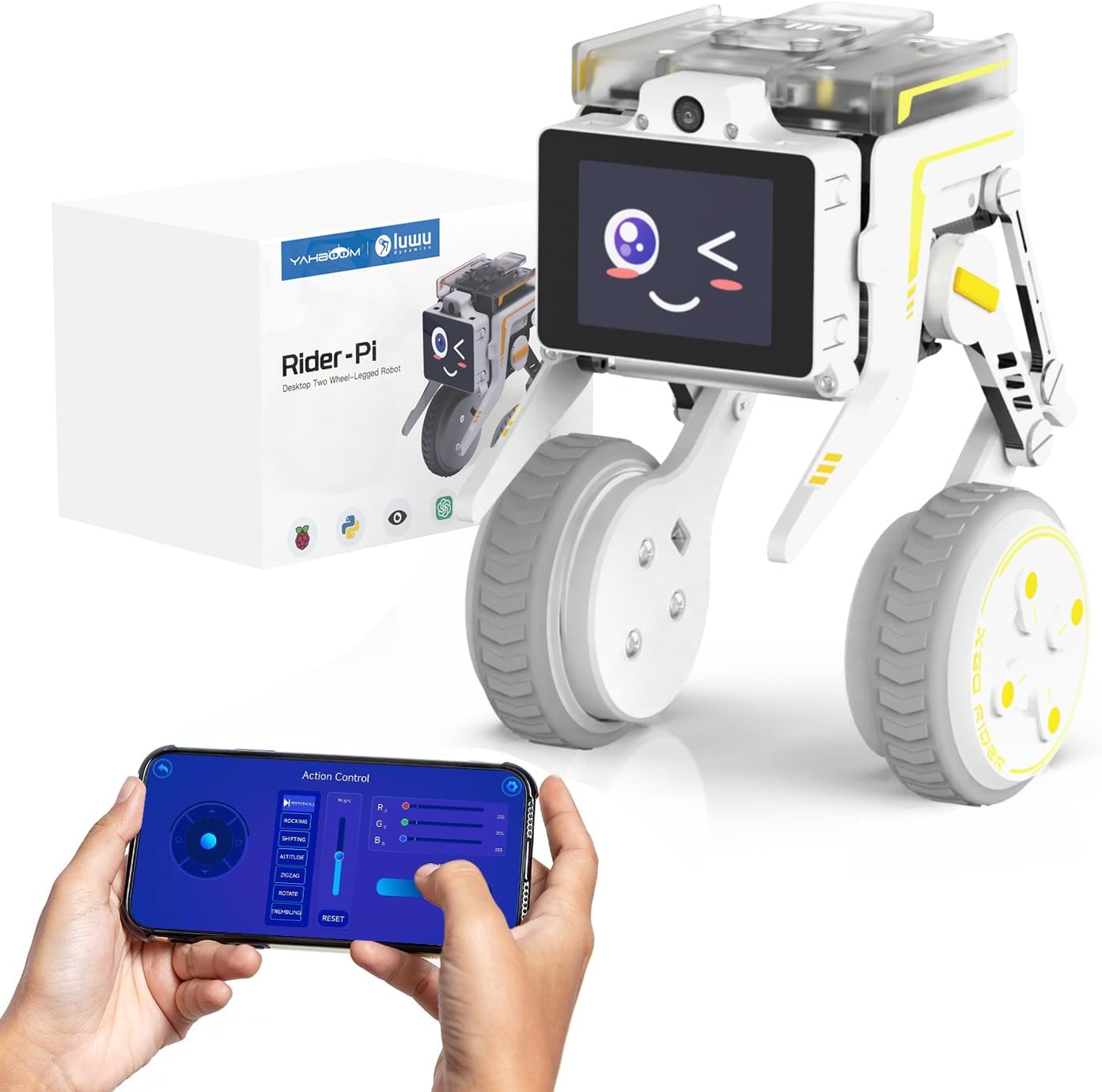 Yahboom Python Programming Robot For Raspberry Pi Compute Module 4 Two