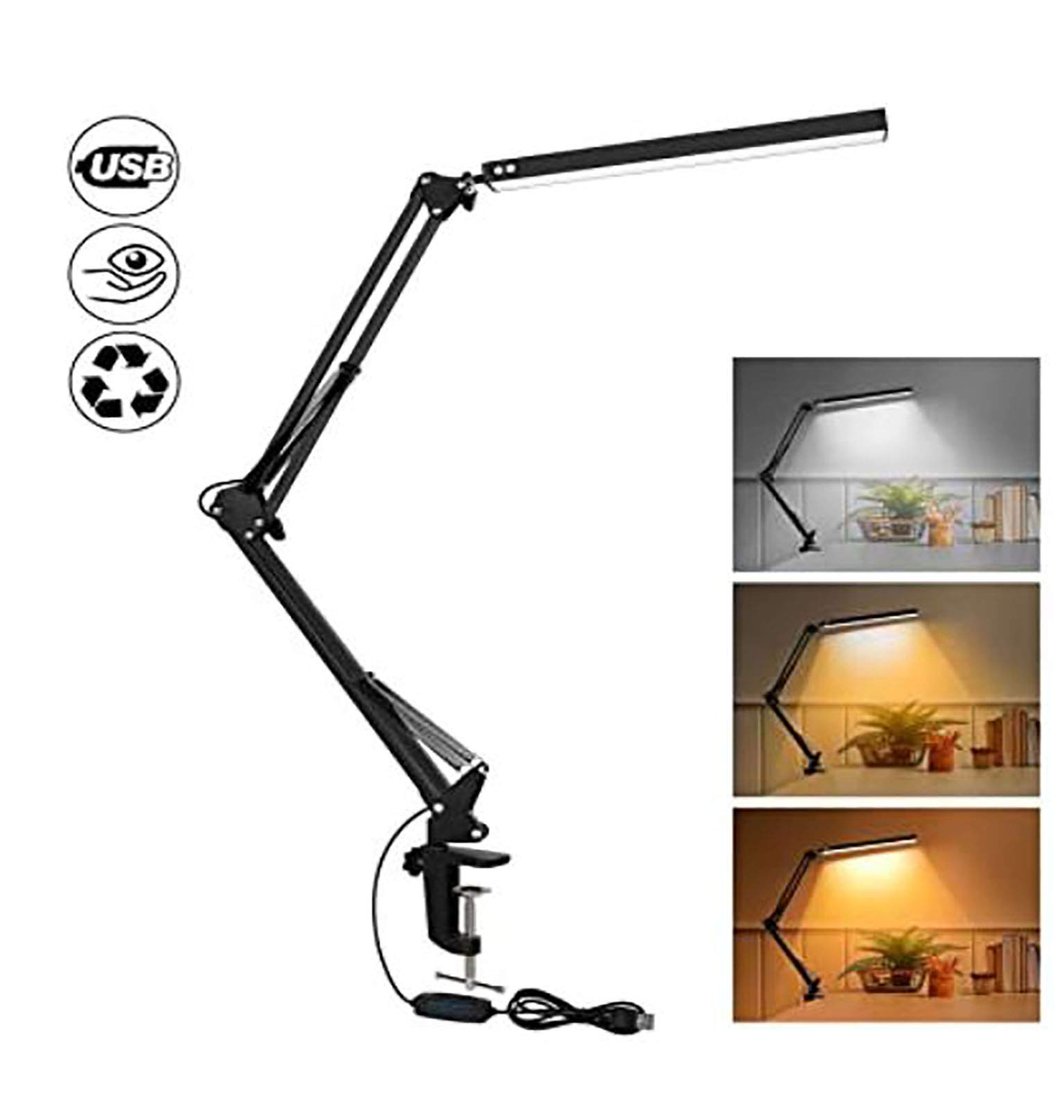 Fluorescent Desk Lamp Clamp Mg Electronics 3 Diopter Fluorescent