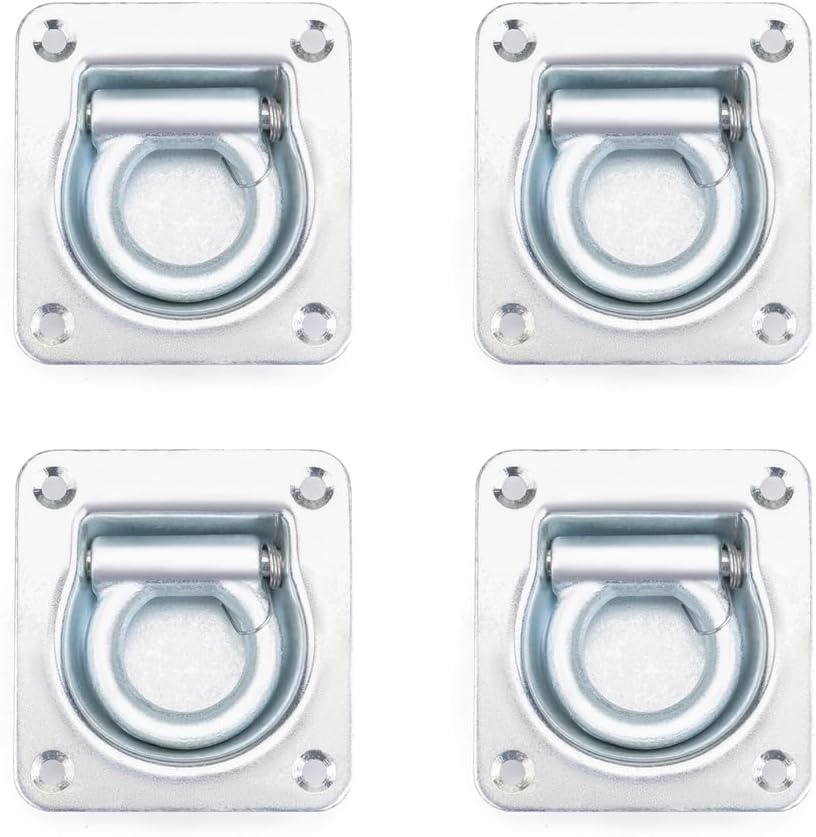 Amazon.com: ZHSYMX Recessed D-Ring Tie Down Anchors (5,000 lb. Capacity) for Trailer, Trailer ...