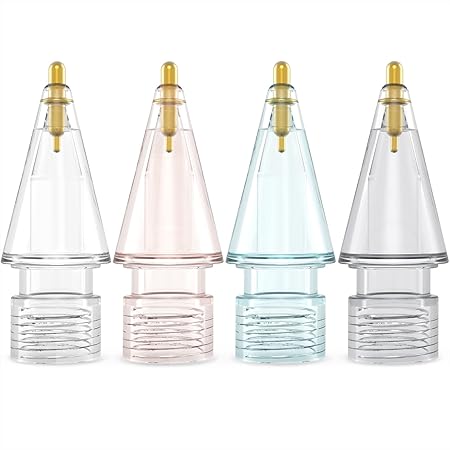 Amazon.com: NIUTRENDZ 4 Pack Replacement Tips for Apple Pencil 2nd ...