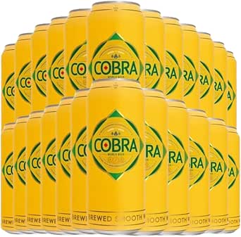 Cobra Beer 500ml Cans | ABV 4,5% | Lager multi pack | Pack of 24 ...