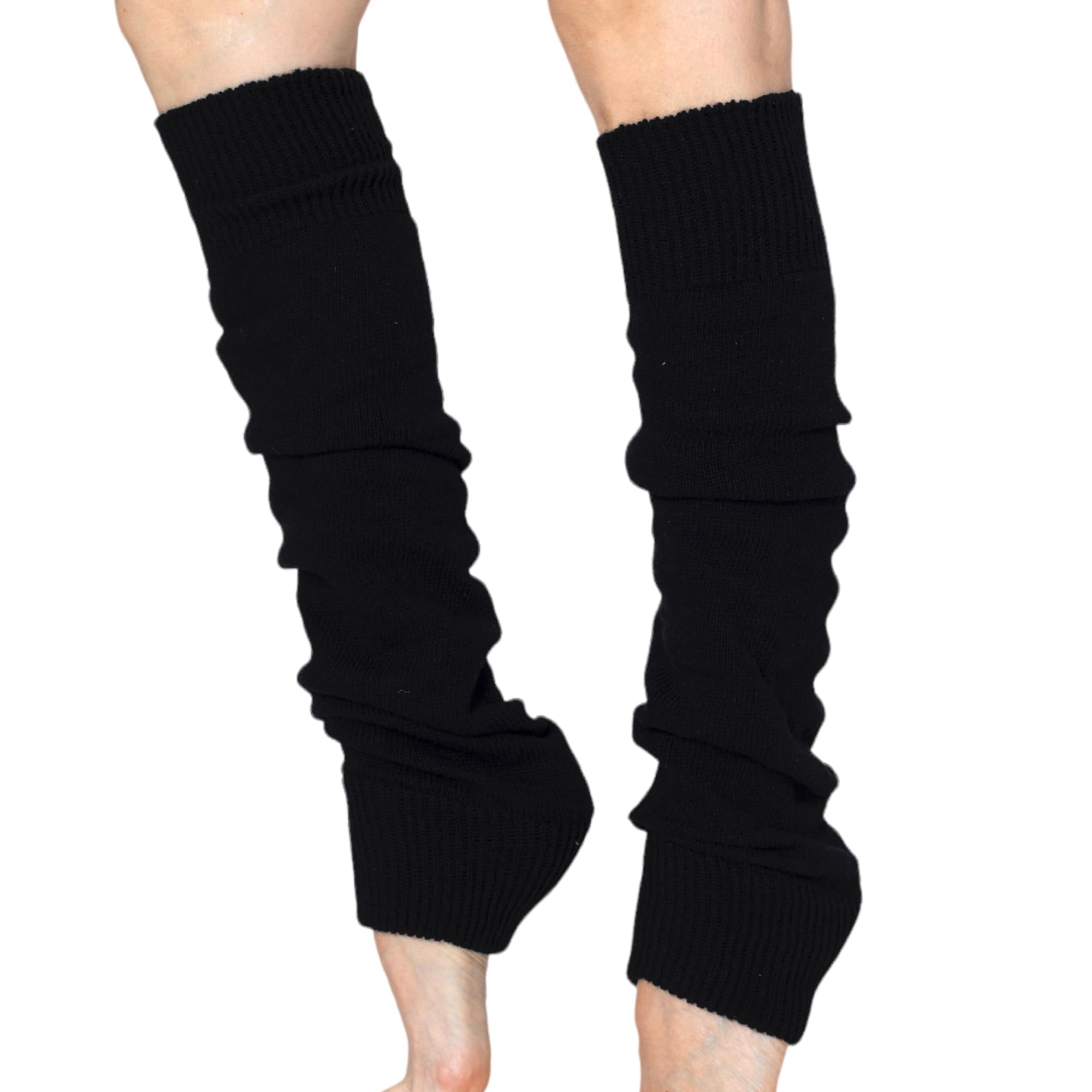 NITESHEYS Lambswool Winter Leg Warmer Natural Wool Footless Long Socks ...