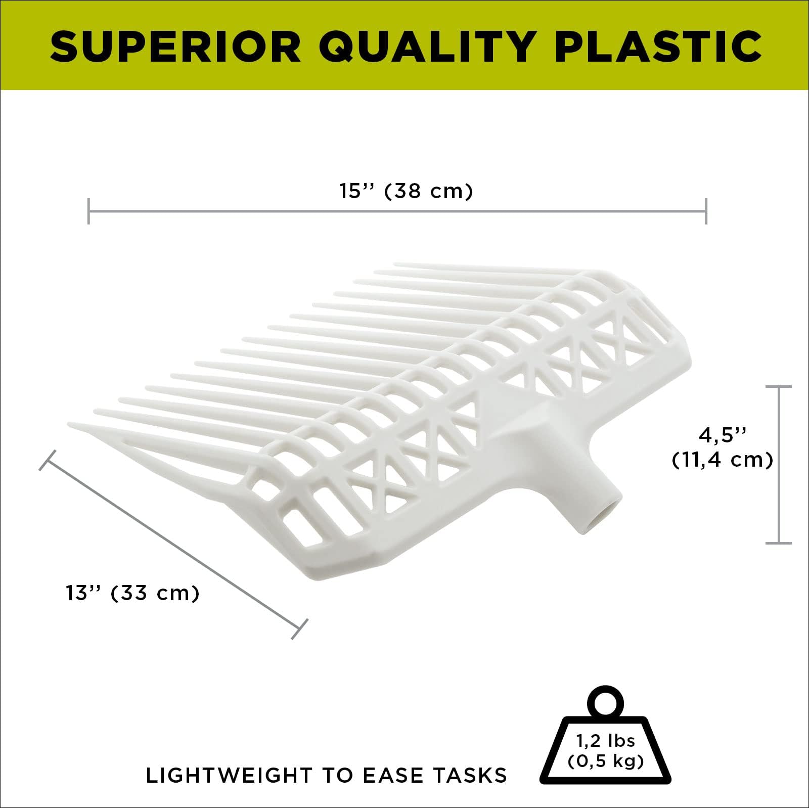 Rake Head Replacement Manure Fork Pro Head Without Handle Ultra Strong ...