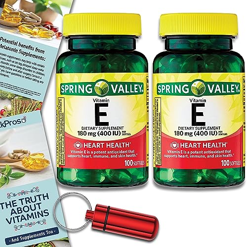 Snapklik.com : Spring Valley Vitamin E Heart Health Dietary Supplement ...