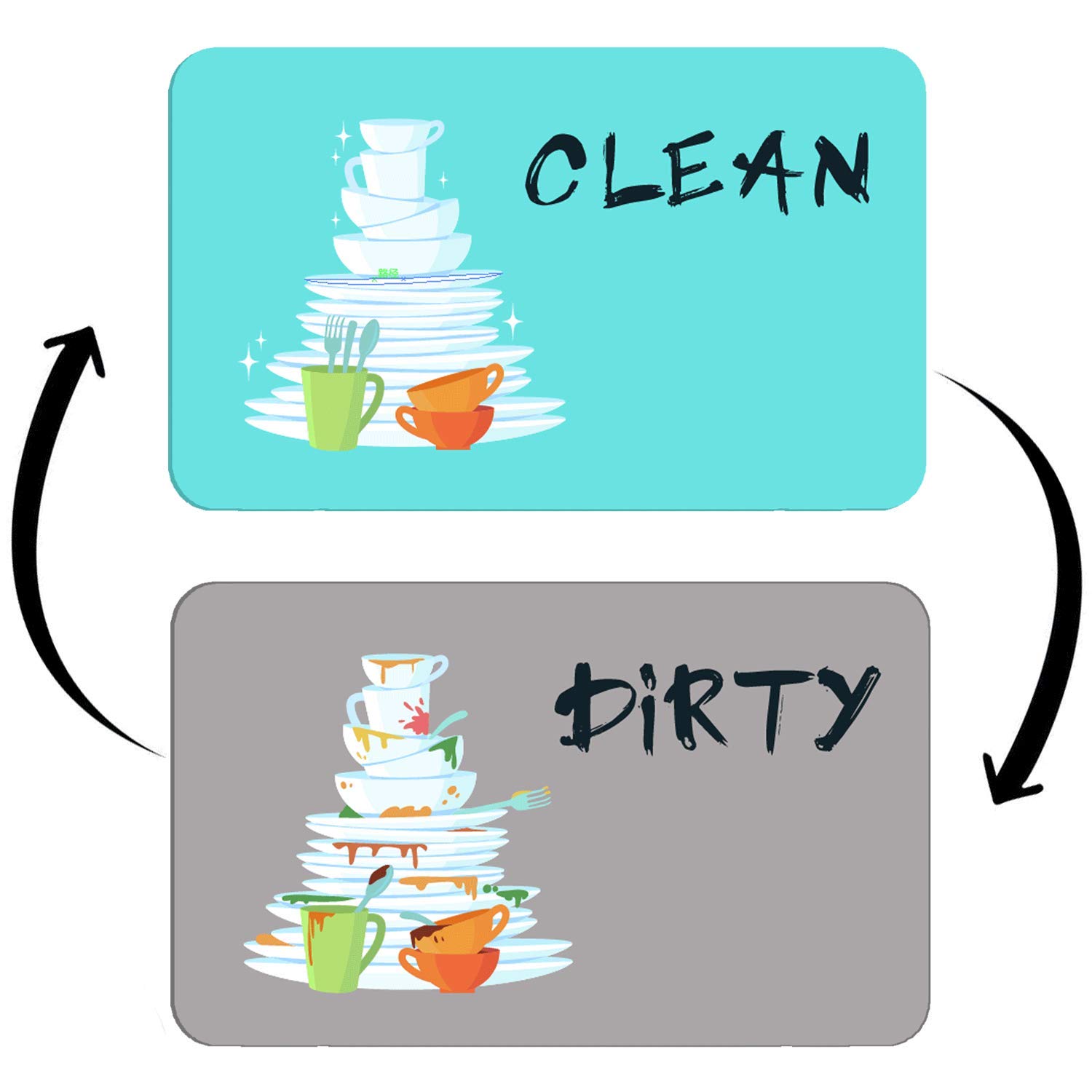 Clean Dishes Cartoon