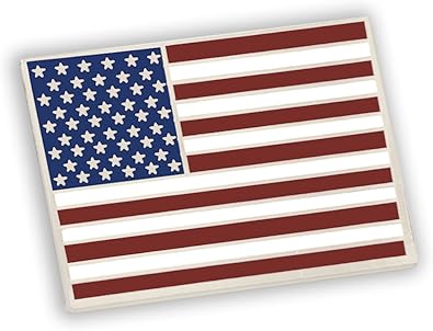 Amazon.com: Forge American Flag Lapel Pin Proudly Made in USA- Silver ...