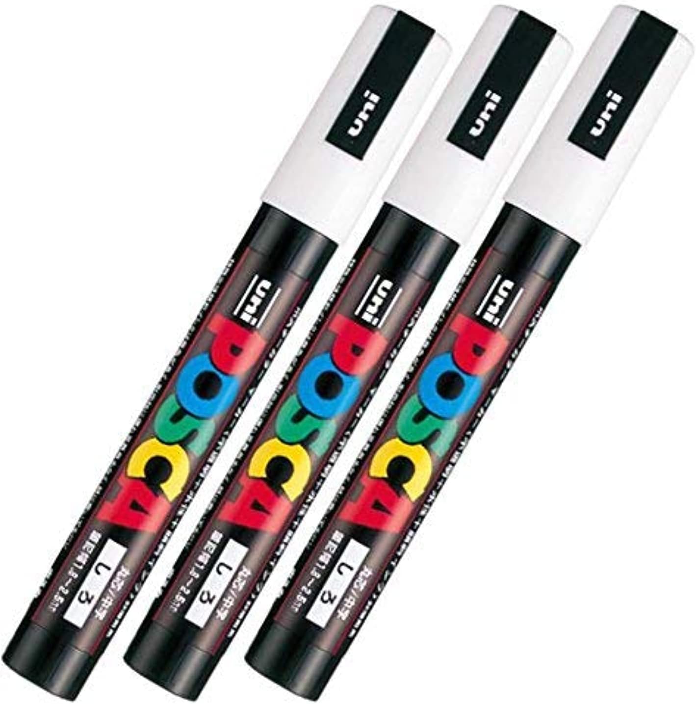 Amazon.com: Posca Acrylic Paint Marker, Extra Fine, 1, White