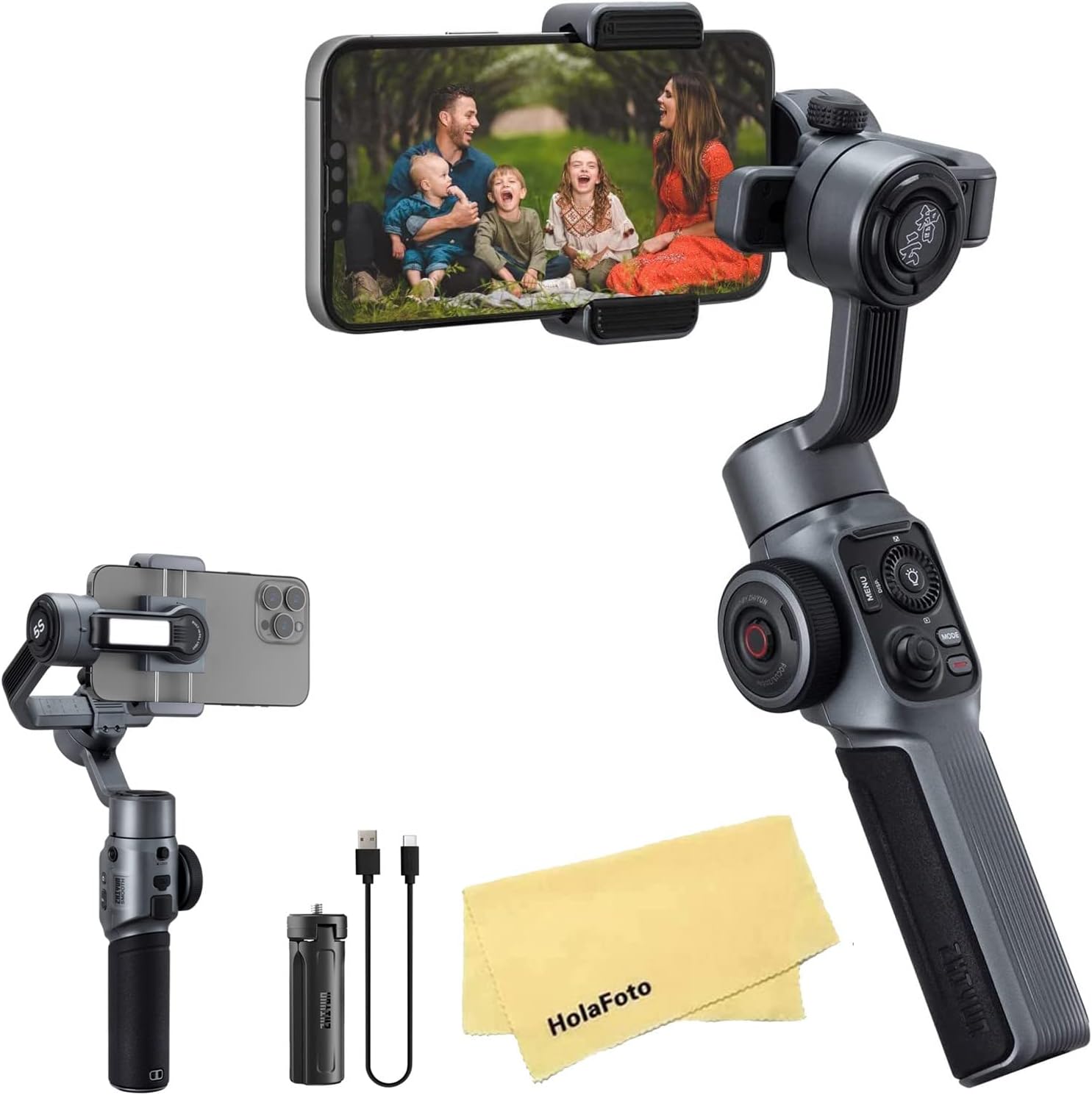 Amazon.com: Zhiyun Smooth 5S Zhiyun Smooth 5 Upgrade Vesion Gimbal ...