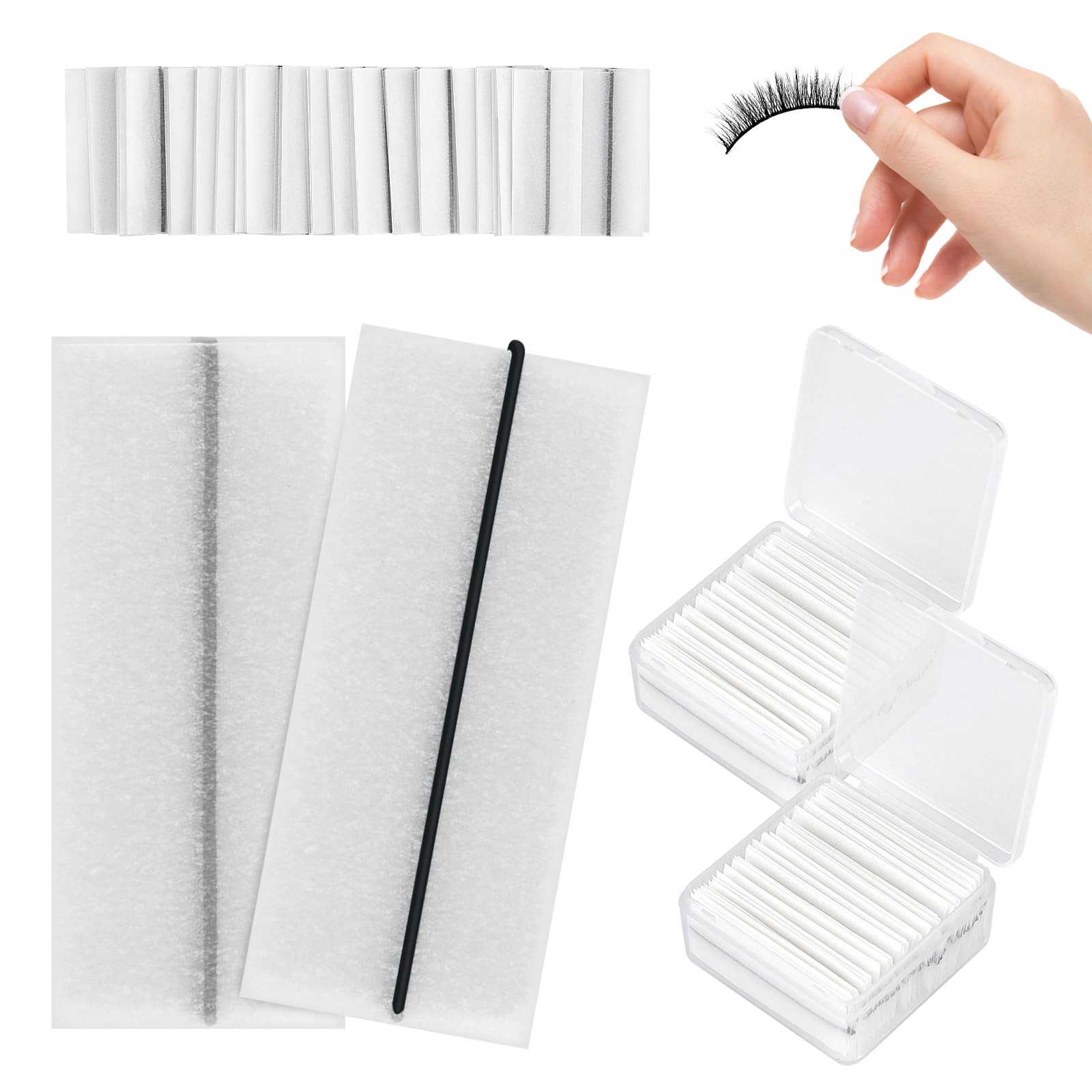 Amazon.com: Self Adhesive Lash Strips,Lashes Glue Self Adhesive Lashes ...