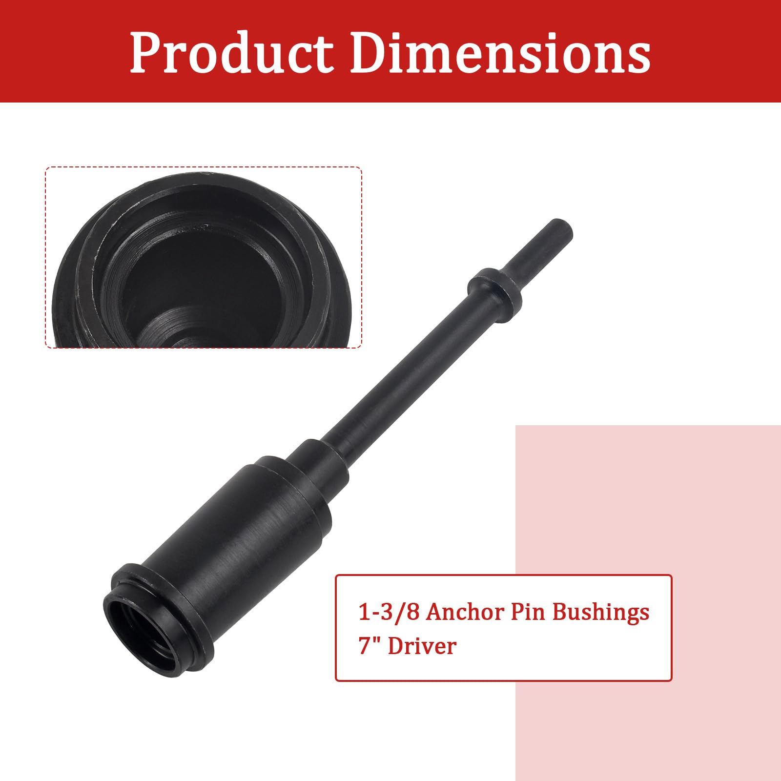 Snapklik.com : 29450 Short Anchor Pin Bushing Driver Kit For Removes ...