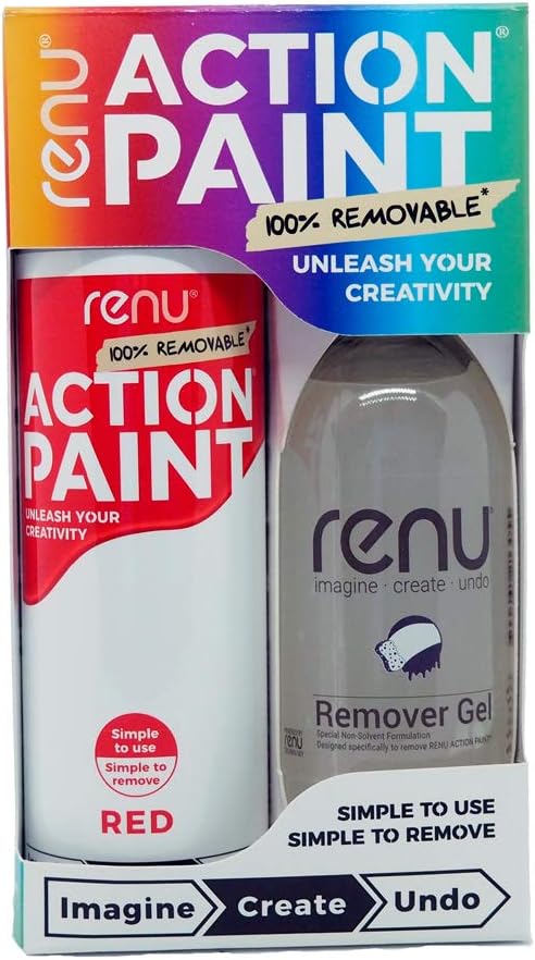 Amazon.co.jp: RENU ACTION PAINT レニュー アクションペイント (レッド) : DIY・工具・ガーデン