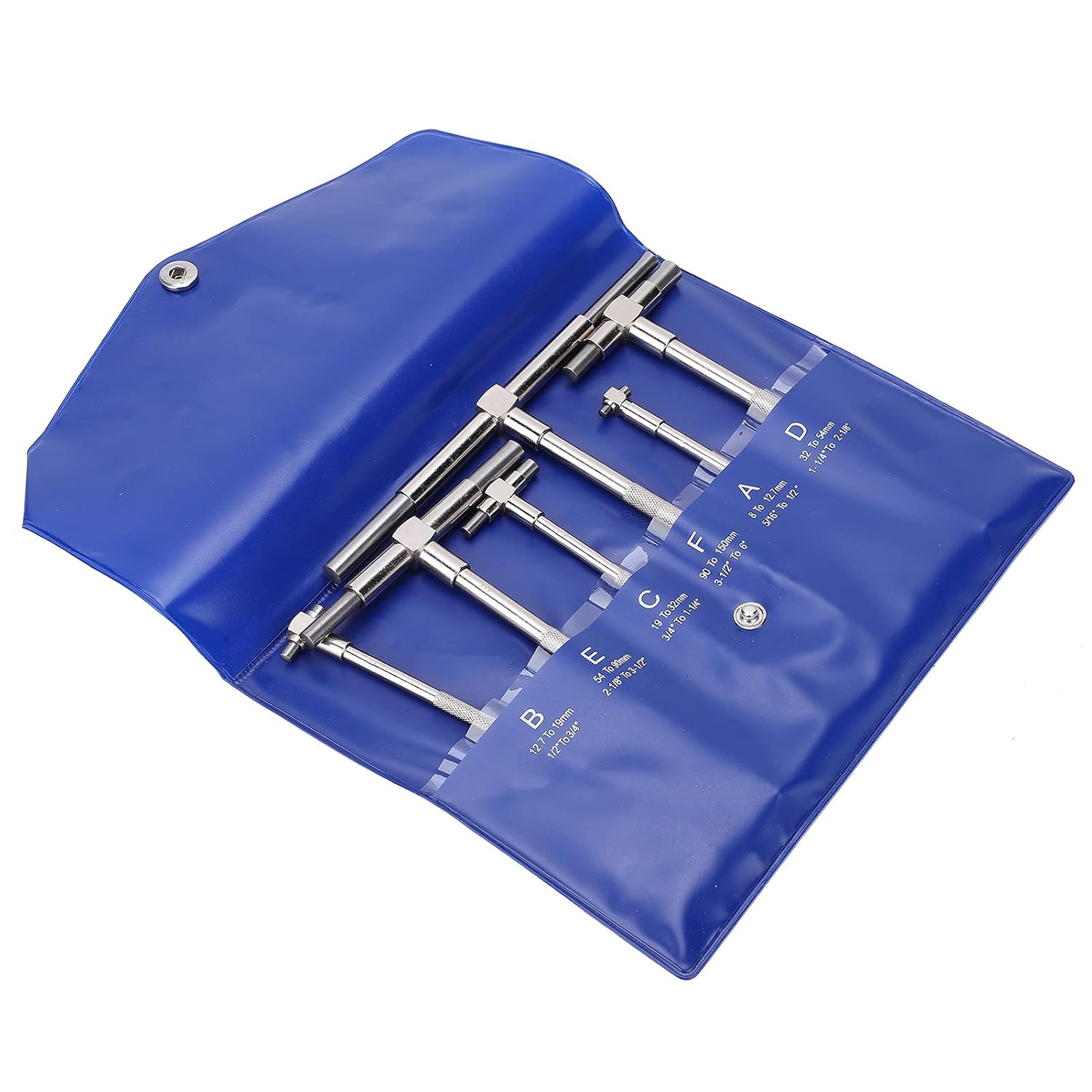 6Pcs Telescopic Gauge Set, 90-150mm Bore Gauge Telescoping Bore Gauge ...