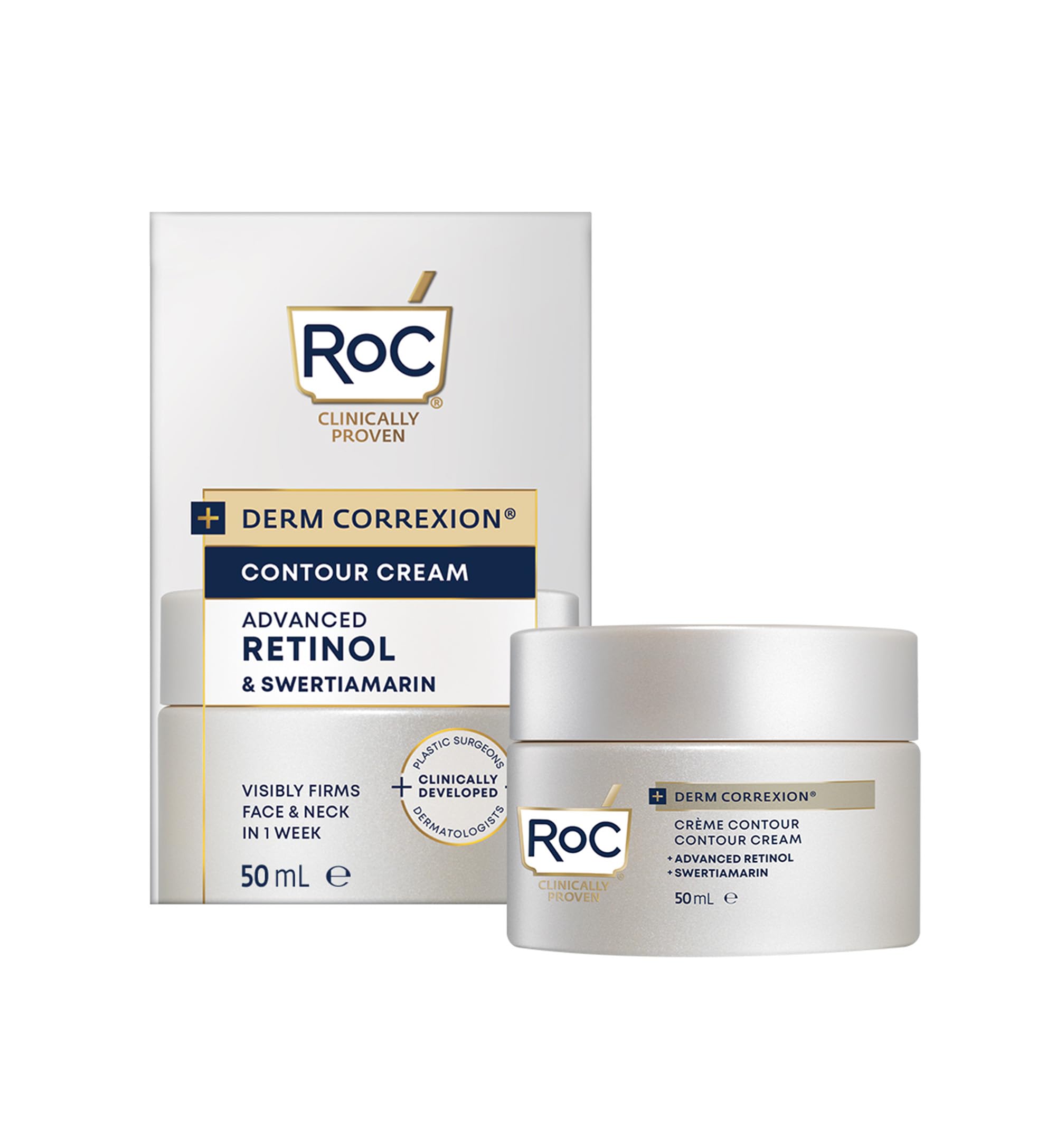 RoC Derm Correxion® Neck Cream with Hyaluronic Acid and Advanced ...