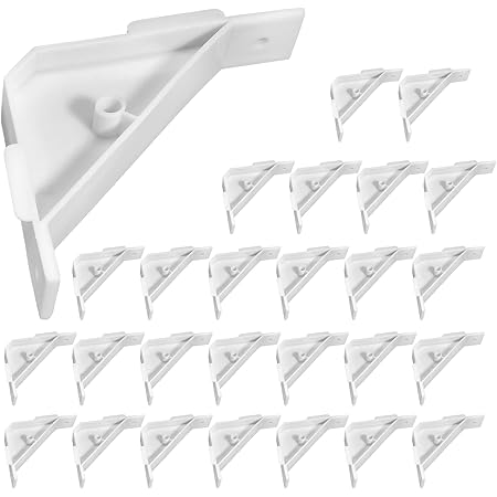 Amazon.com: Waziaqoc 40PCS Cabinet Triangle Bracket, 90 Degree Corner ...