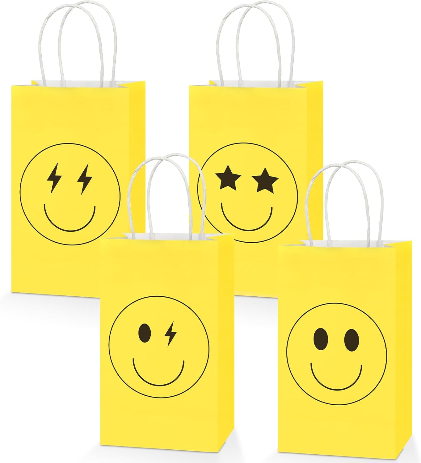 Amazon.com: 16PCS Smile Face Gift Paper Bags for Bachelorette Birthday ...