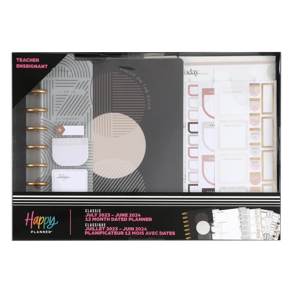 Amazon.com : Happy Planner 12-Month Classic Planner Box Kit-Realign ...