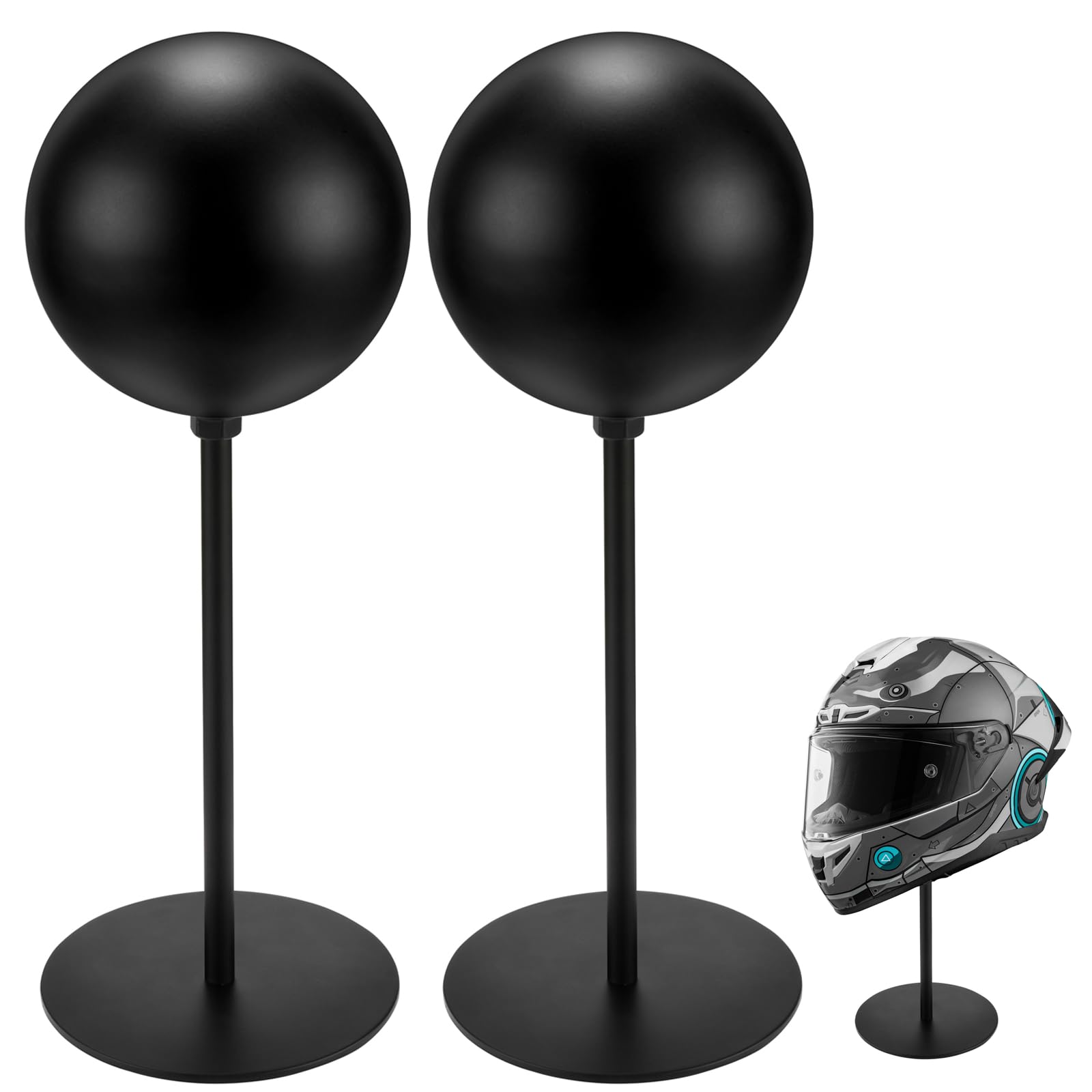 Motofans Helmet Stand Metal Rotation Metal Stand Desktop Hanger Rack ...