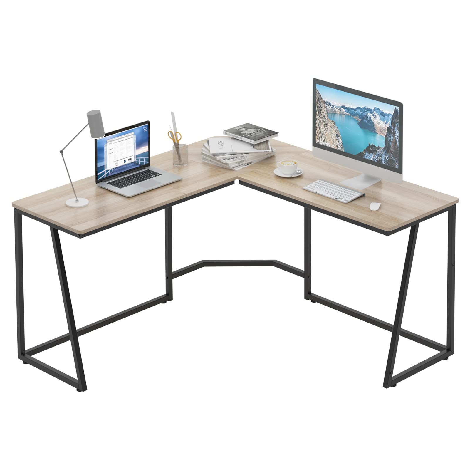 Dlandhome L Shaped Desk Computer Desk Gaming Desk L Desk | Desertcart ...