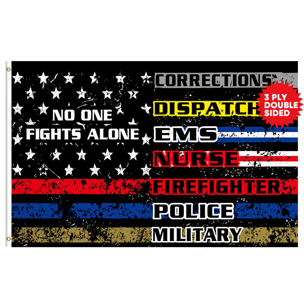 No One Fights Alone U.S Army Work Together Flag, 2x3 Ft United States ...