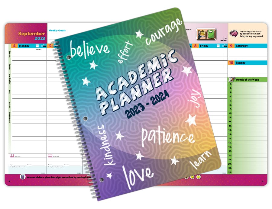 Amazon.com : Dated Elementary Student Planner 2023-2024 Academic School ...