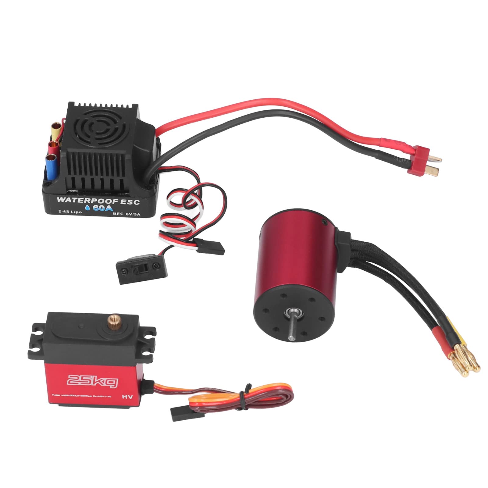 Buy 60A Short Line ESC Brushless Motor Kit Universal Heavy Duty CNC ...
