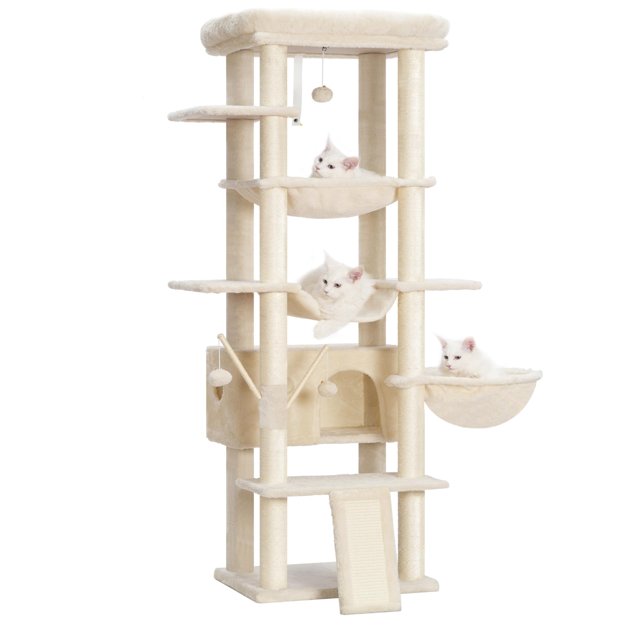 Snapklik.com : Heybly Cat Tree For Indoor Cats Large Adult