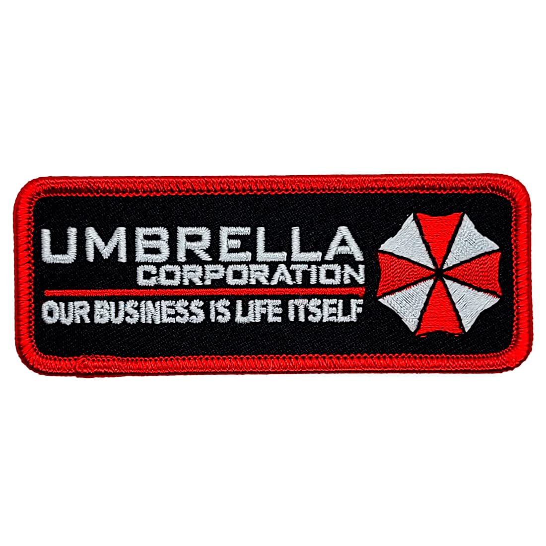Amazon.com: Umbrella Corporation Our Business Costume Patch - 4 X 1.5 ...