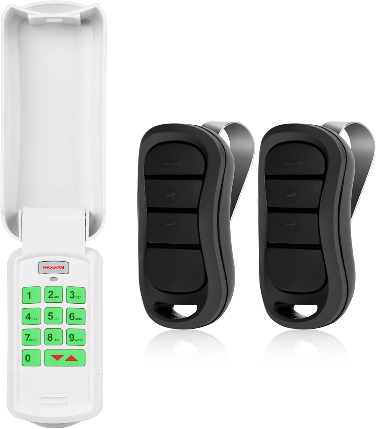 Upgrade GK-R OKP-BX Garage Door Opener Wireless Keypad with 2 Pack G3T ...