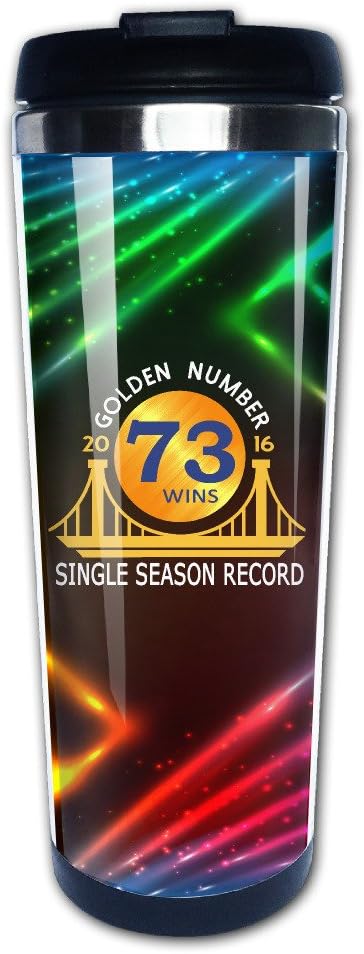 Amazon.com: GSW RECORD BREAKING SEASON 73 WINS Travel Tumbler: Home ...