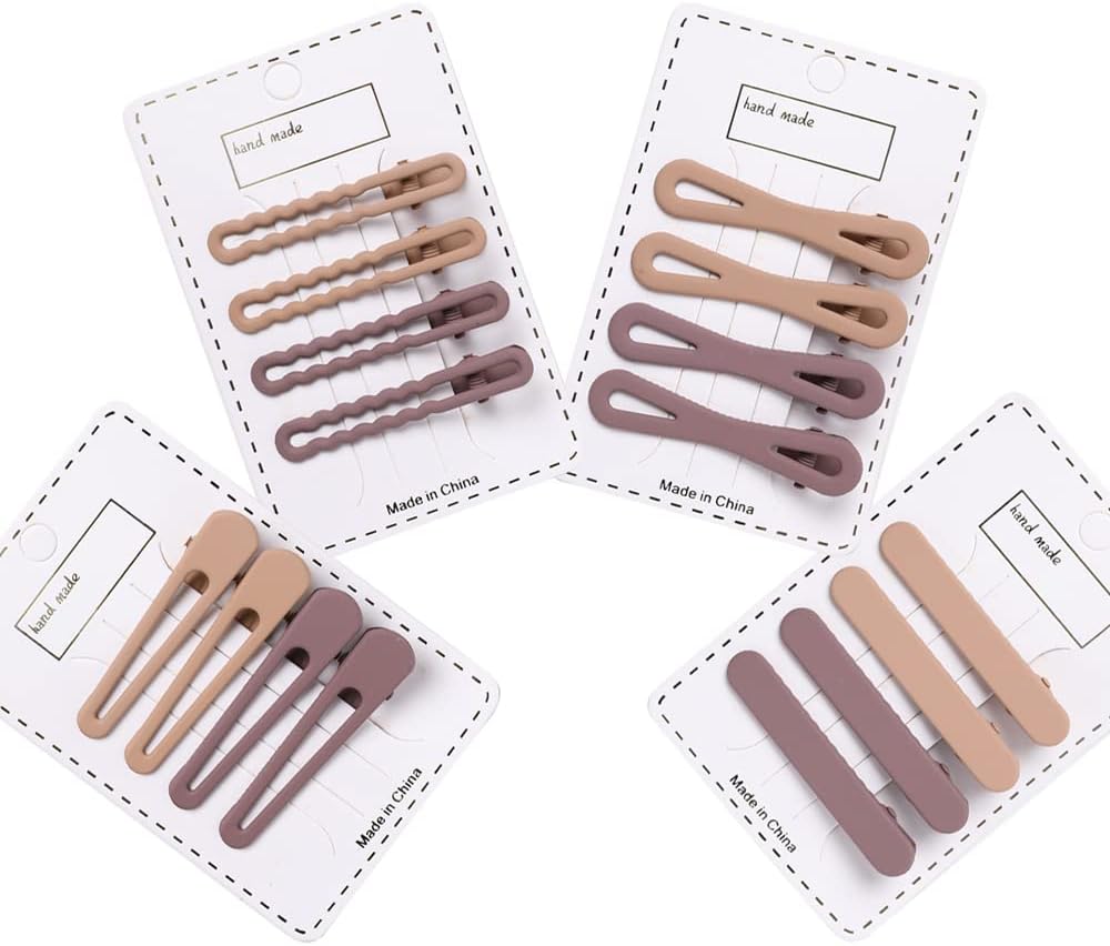 Amazon.com : 16PCS Metal Duck Bill Hair Clips for Women,no Slip Make Up ...