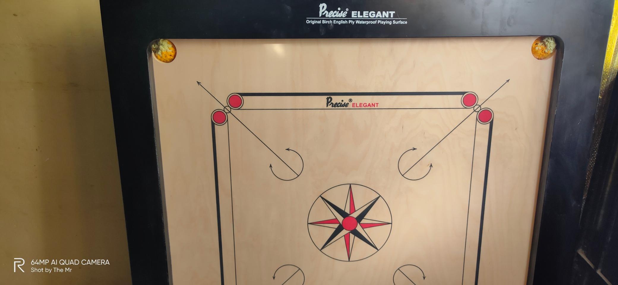 Precise Elegant Champion Carrom Board (16 mm x 30 Inch, Multicolour ...