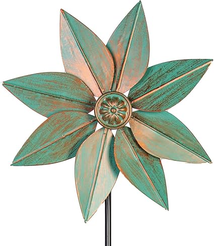 Amazon.com: DREAMYSOUL Pinwheels for Yard and Garden, 38 Inches Metal ...