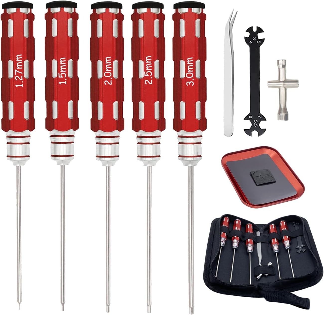 RC Car Tool Kit RC Hex Driver Set 1.27mm 1.5mm 2.0mm 2.5mm 3.0mm RC ...