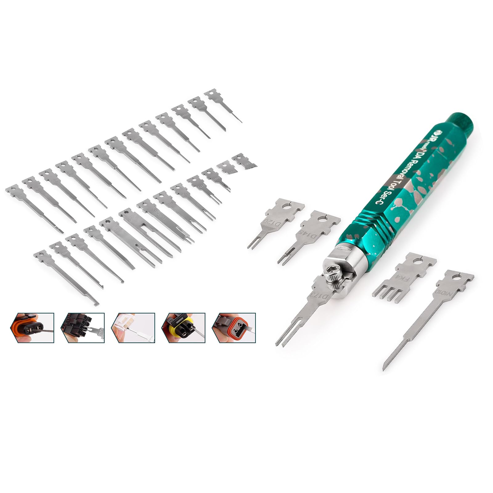 Amazon.com: JRready Electrical Pin Extractor Tool,26 pcs Replacement ...