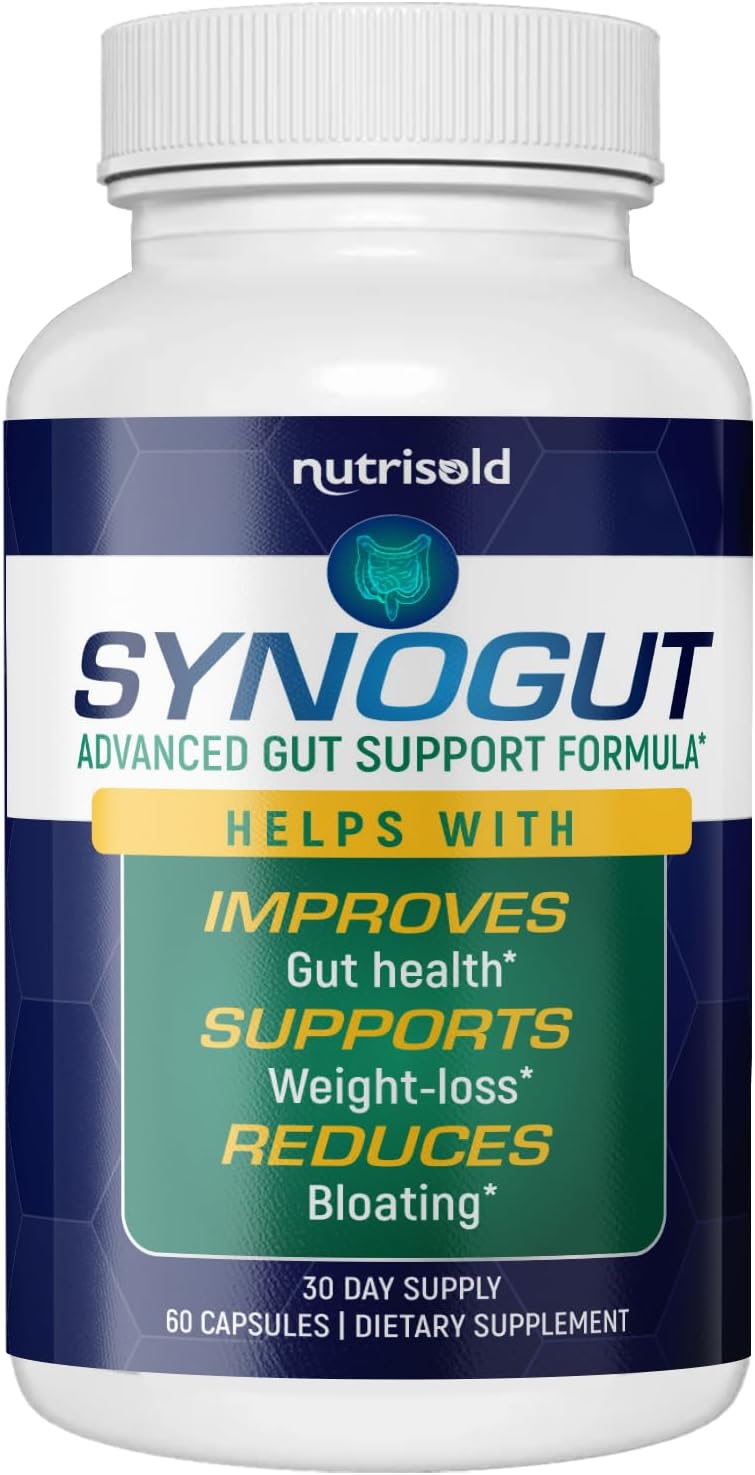 Amazon.com: Nutrisold SynoGut - Gut Health & Digestion Support, Herbal ...