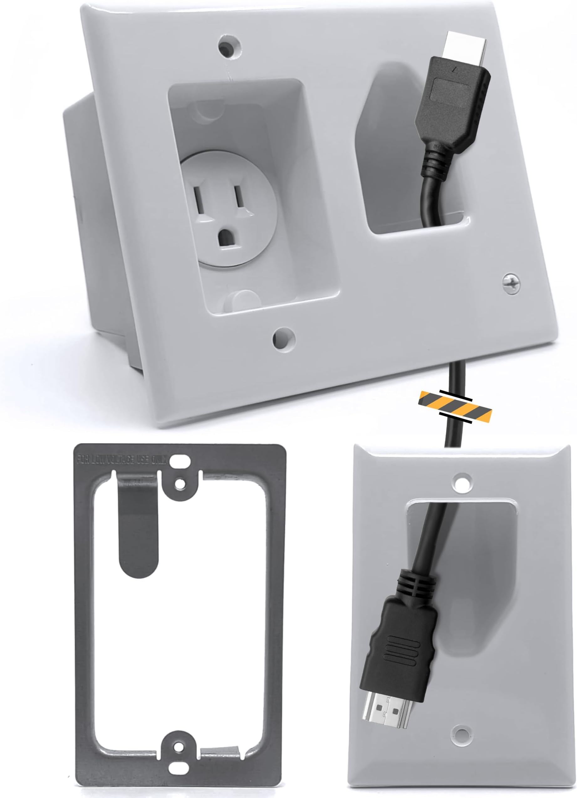 Amazon.com: SANUS Ultimate in-Wall Cable Management Kit for Mounted TV ...