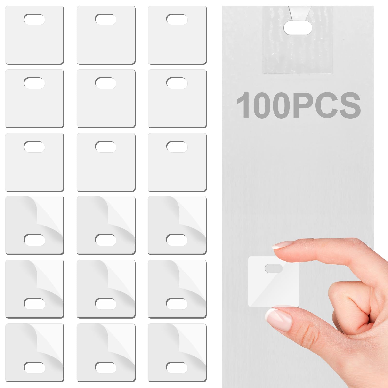 Amazon.com: Anyongora (50 Set/100 Pieces) Clear Vertical Blind Repair ...
