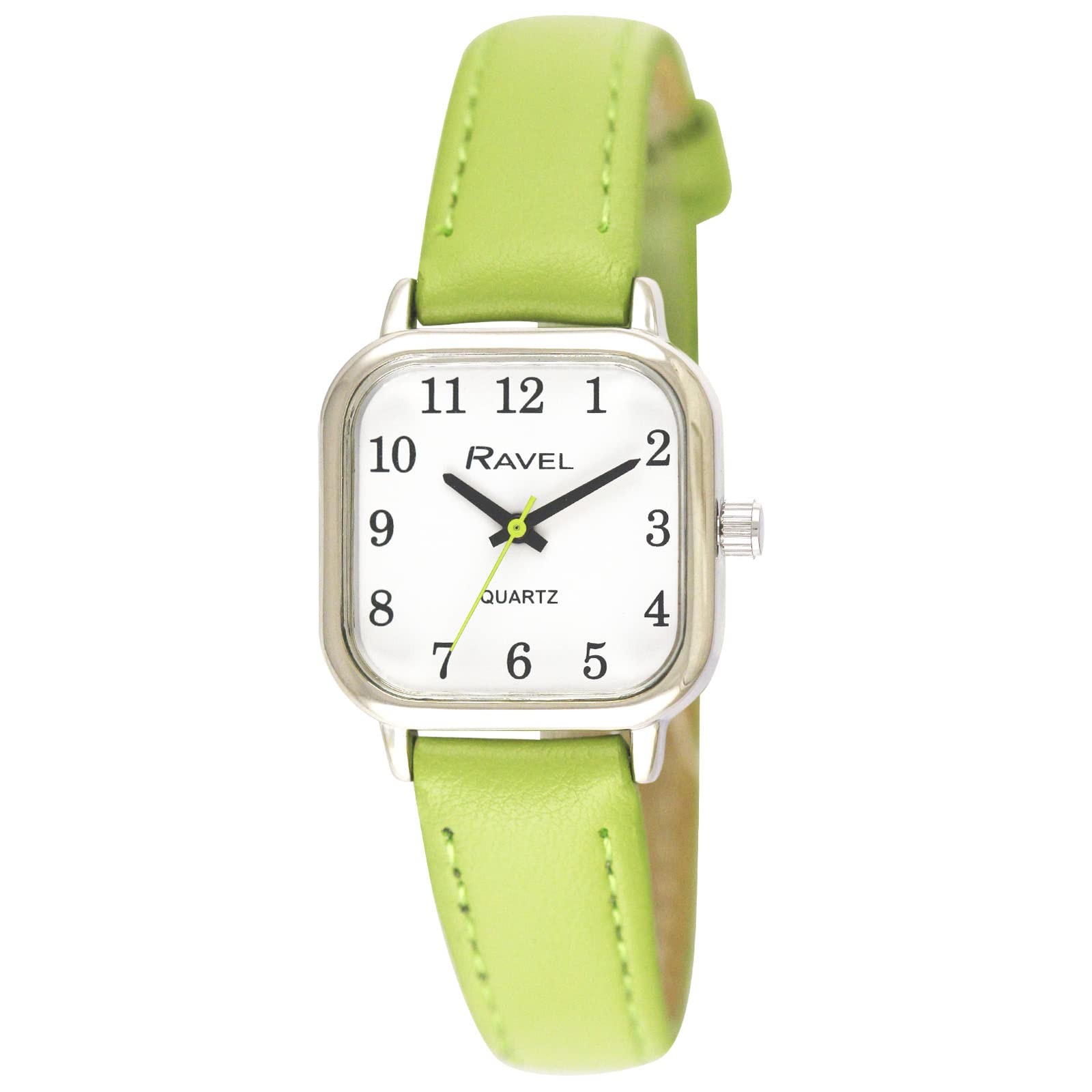 Ravel - Women's Square Brighter Days Silver Tone Watch - Analogue ...