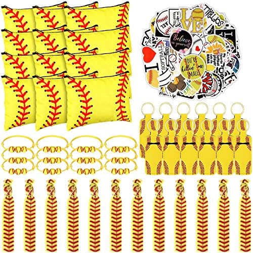 Amazon.com: LEIFIDE 148 Pcs Softball Gifts Softball Goodie Bags Party ...