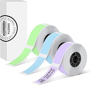 Amazon.com: ORGSTA Label Maker Tape, Standard Laminated Thermal Label ...
