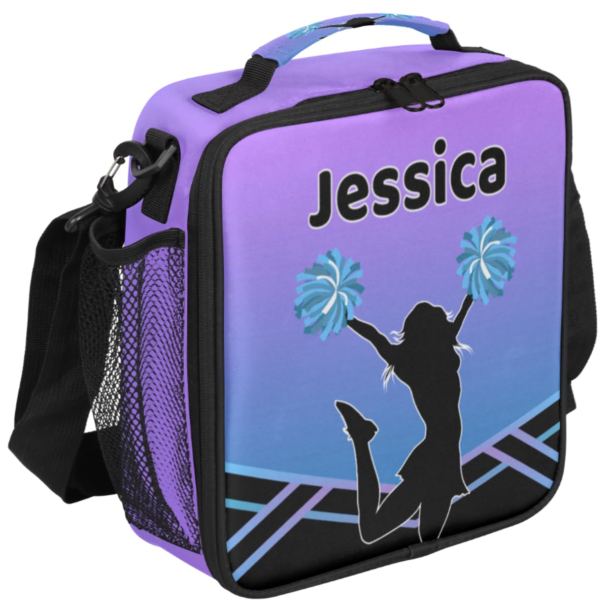 Amazon.com: lakefvgk Custom Lunch Boxes Bag for Kids, Cheerleaders ...