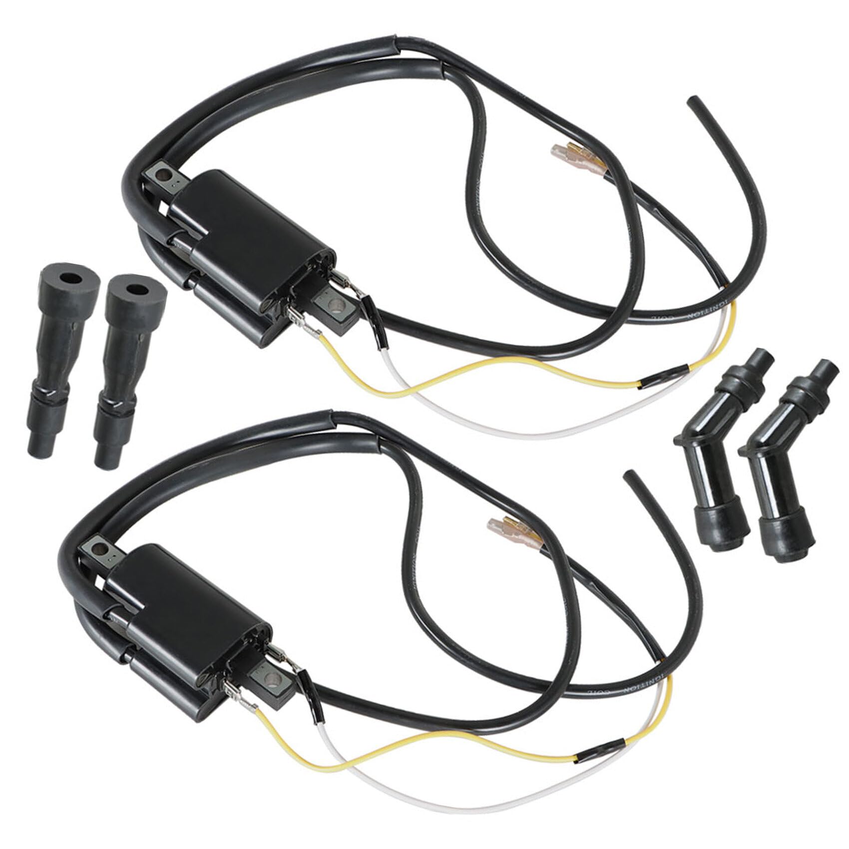 Amazon.com: labwork Ignition Coils and Spark Plug Caps Replacement for ...